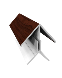 GBP Rosewood Foiled UPVC Shiplap Cladding - Coloured Shiplap Cladding ...