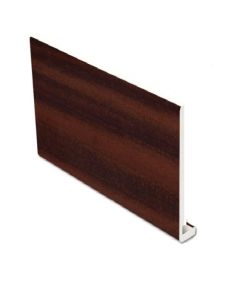 GBP Mahogany Cappit | Reveal Liner - Woodgrain Foiled UPVC Fascia Board ...