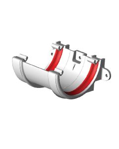 GBP White Round Gutter and Downpipe - Half Round Gutter and Downpipe ...