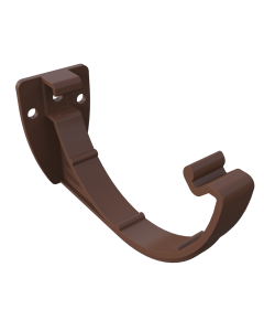 GBP Brown Round Gutter and Downpipe - Half Round Gutter and Downpipe ...