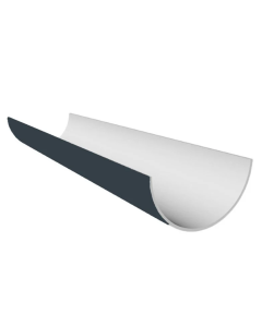 GBP Anthracite Grey Round Gutter and Downpipe - Half Round Gutter and ...