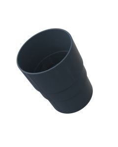 GBP Anthracite Grey Round Gutter and Downpipe - Half Round Gutter and ...