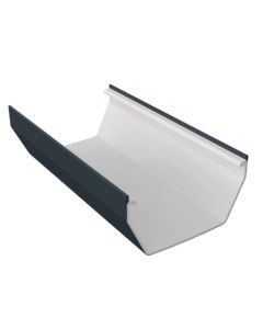 GBP Anthracite Grey 114mm Square Gutter and 65mm Downpipe - Squareline ...