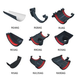 GBP Anthracite Grey Round Gutter Quick Basket | GBP