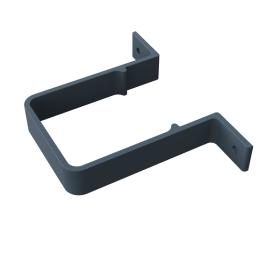 GBP Pipe Bracket Anthracite Grey Square Freeflow | GBP