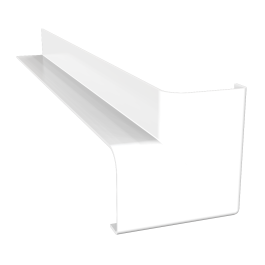 GBP 300mm Internal Fascia Corner White Freefoam | GBP