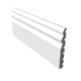 GBP 125mm Ogee Skirting White 5M | GBP