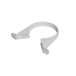 GBP 110mm Pipe Bracket Clip White Floplast | GBP