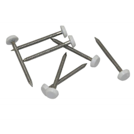 GBP White 40mm Pins 250-Pack Versatile Fasteners | GBP